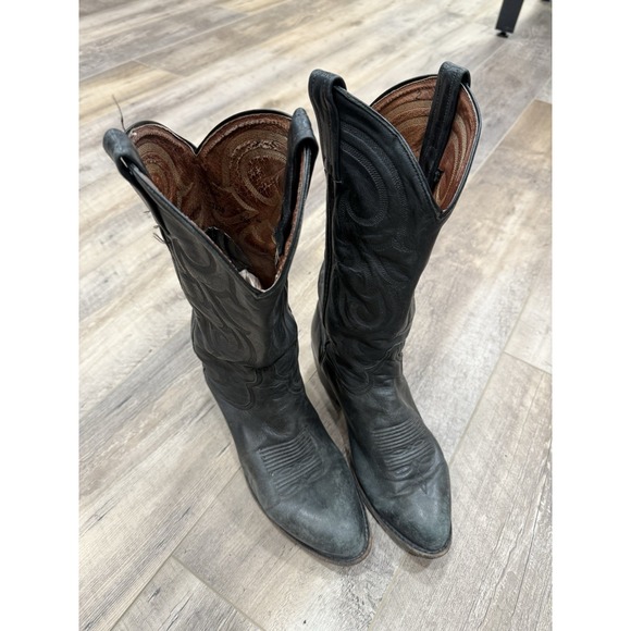 Tony Lama | Shoes | Tony Lama Cowboy Western Boots Men 75 D Black ...